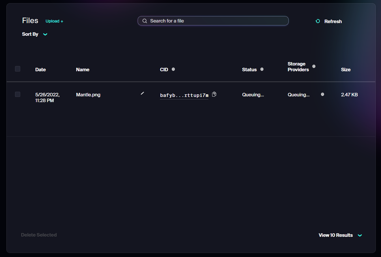 Using Web3.Storage (without Script) - AssetMantle: Documents