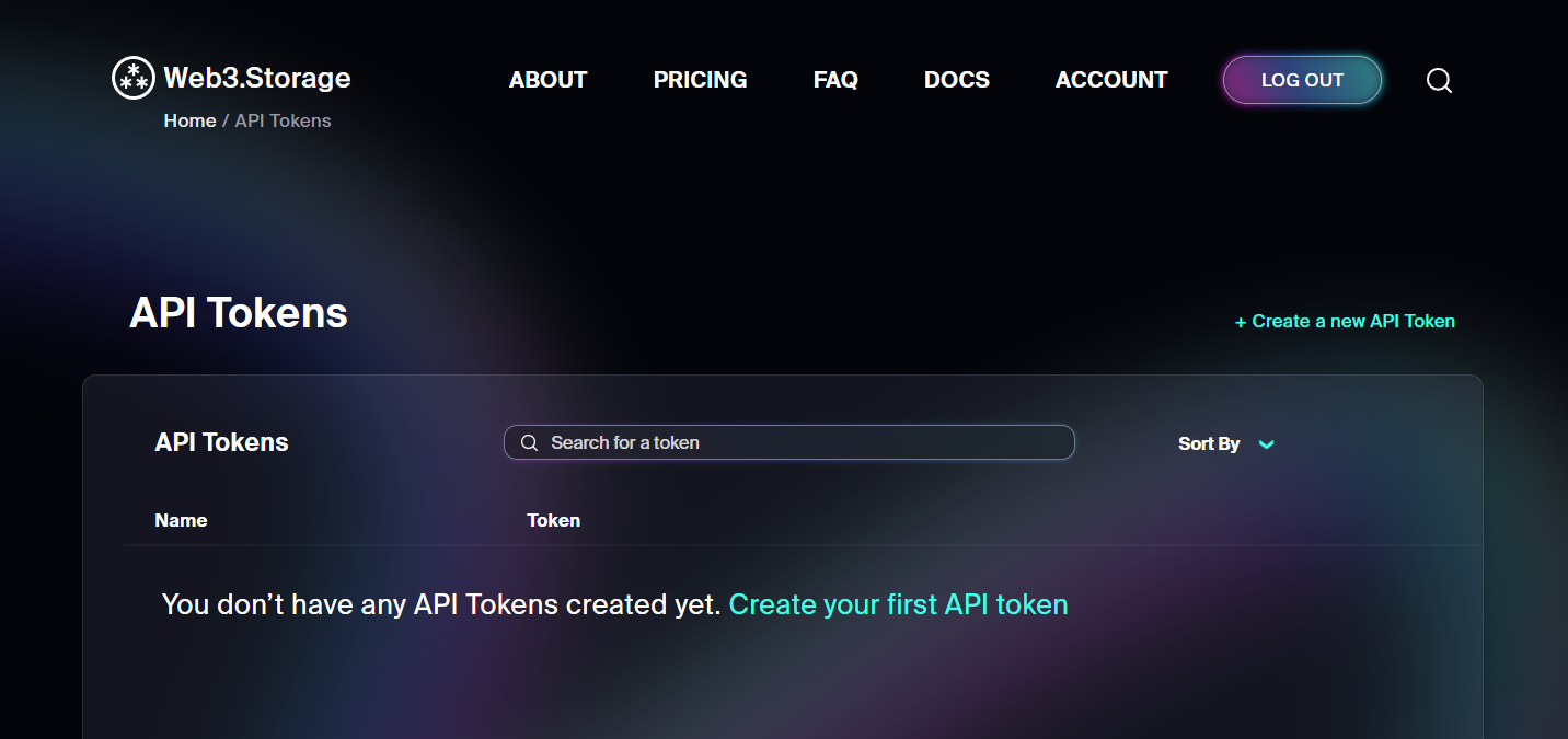 Using Web3.Storage (with Script) - AssetMantle: Documents