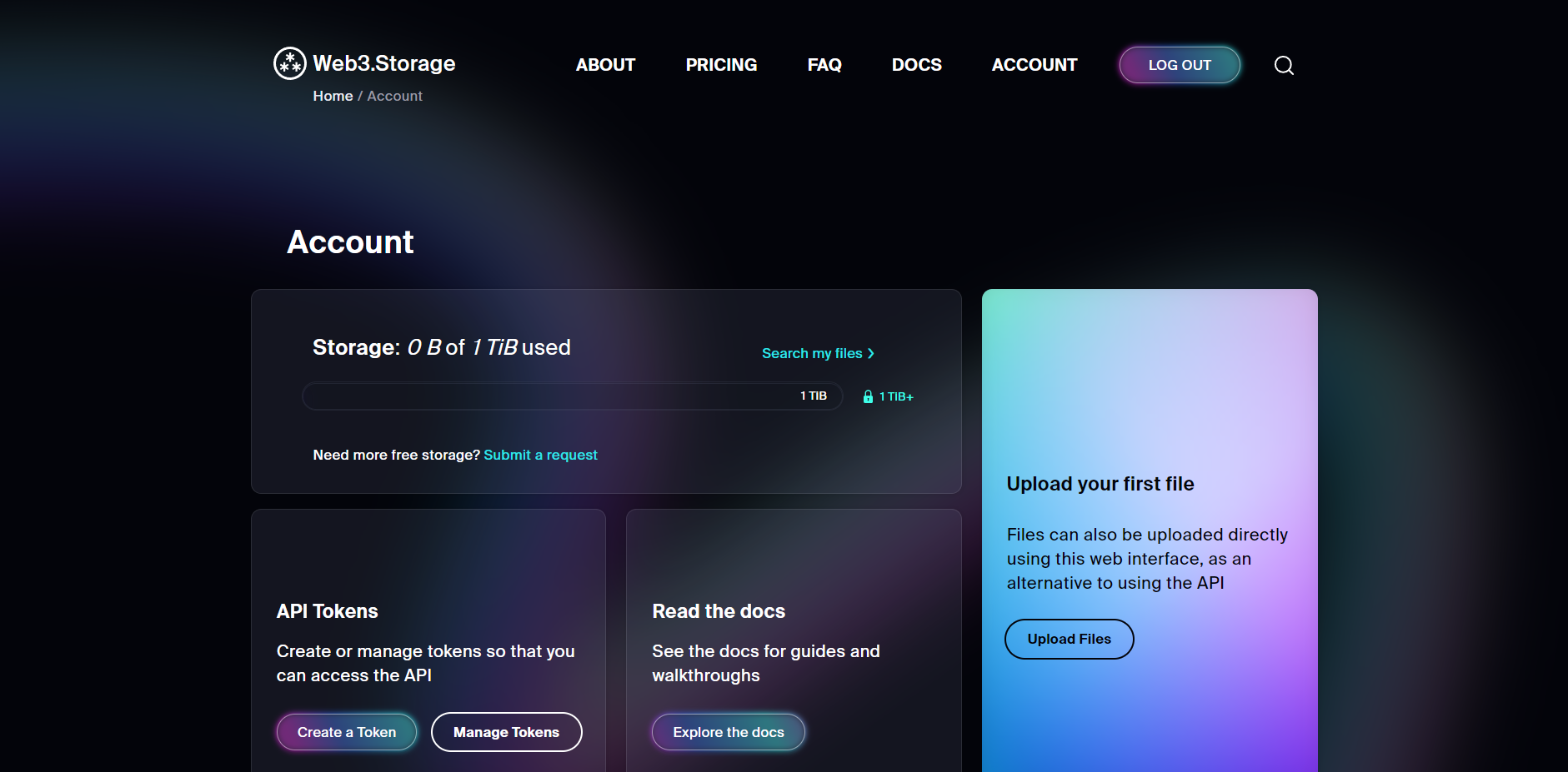 Using Web3.Storage (without Script) - AssetMantle: Documents